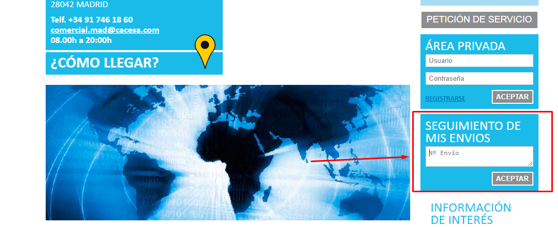 Cacesa Envíos y Tarifas⚡Rastreo de Guías